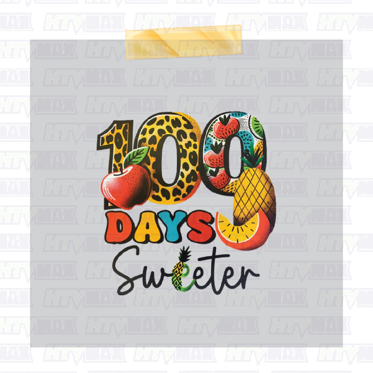 100 Days of School DTF Prints - 100 Days Sweeter – HTVMAX