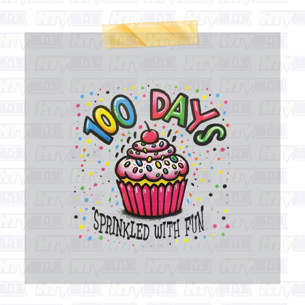 100 Days of School DTF Prints - 100 Days Sprinkled With Fun – HTVMAX
